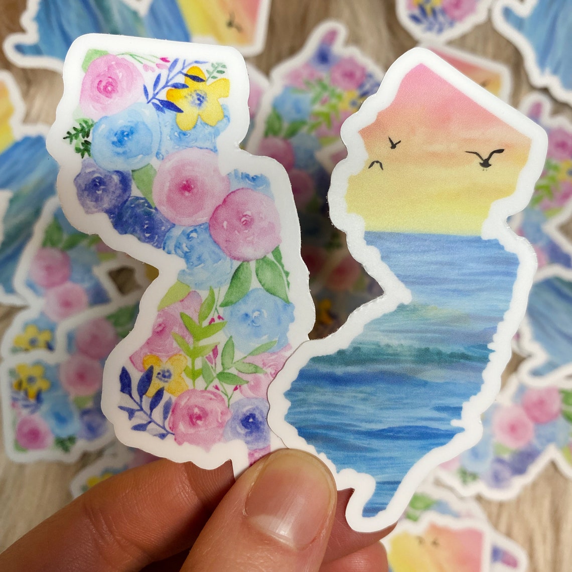 New Jersey Sticker New Jersey Gift New Jersey Pride | Etsy