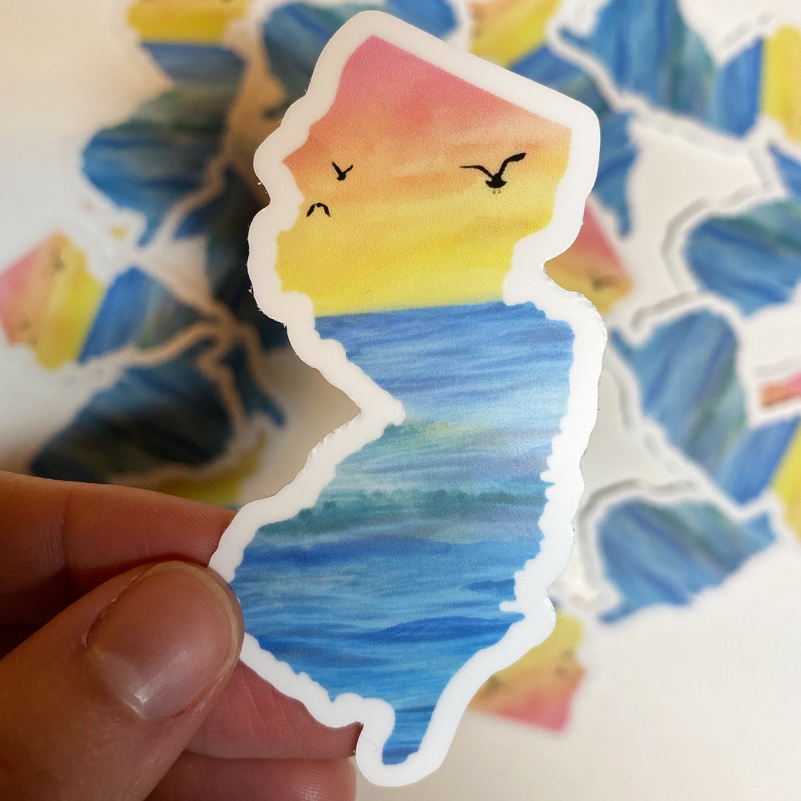 New Jersey Sticker New Jersey Gift New Jersey Pride | Etsy