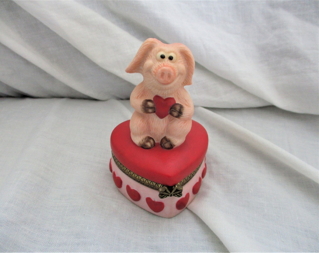 Handmade Piggin' heart Throb Trinket Box by David Corbridge - Etsy