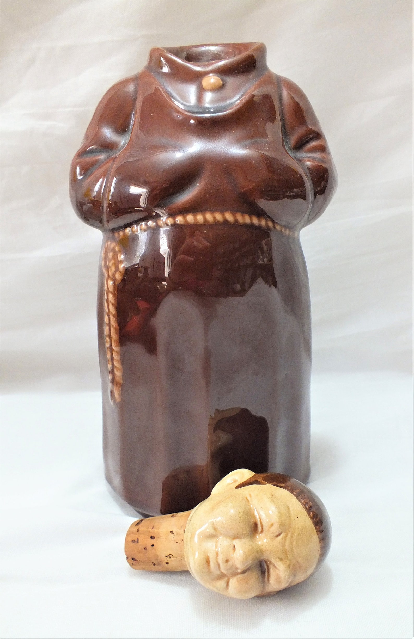 Vintage Ceramic Cortendorf Monk Decanter - Etsy