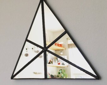 Triangle mirror | Etsy