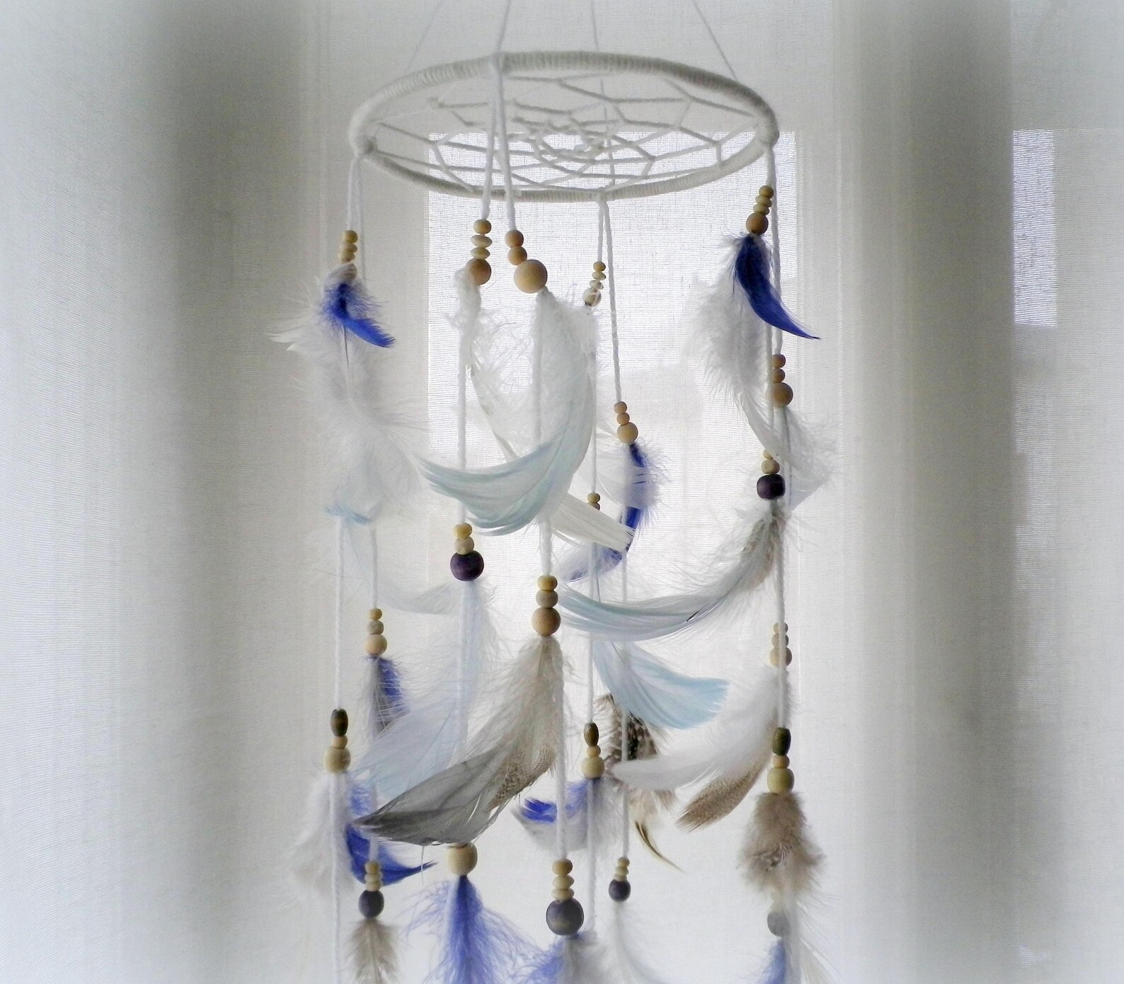 Baby boy mobile dream catcher mobile nursery mobile | Etsy