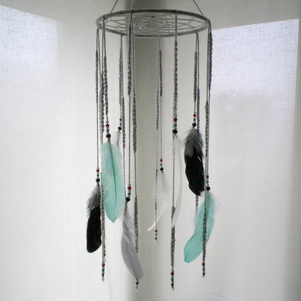 Feather Mobile - Etsy