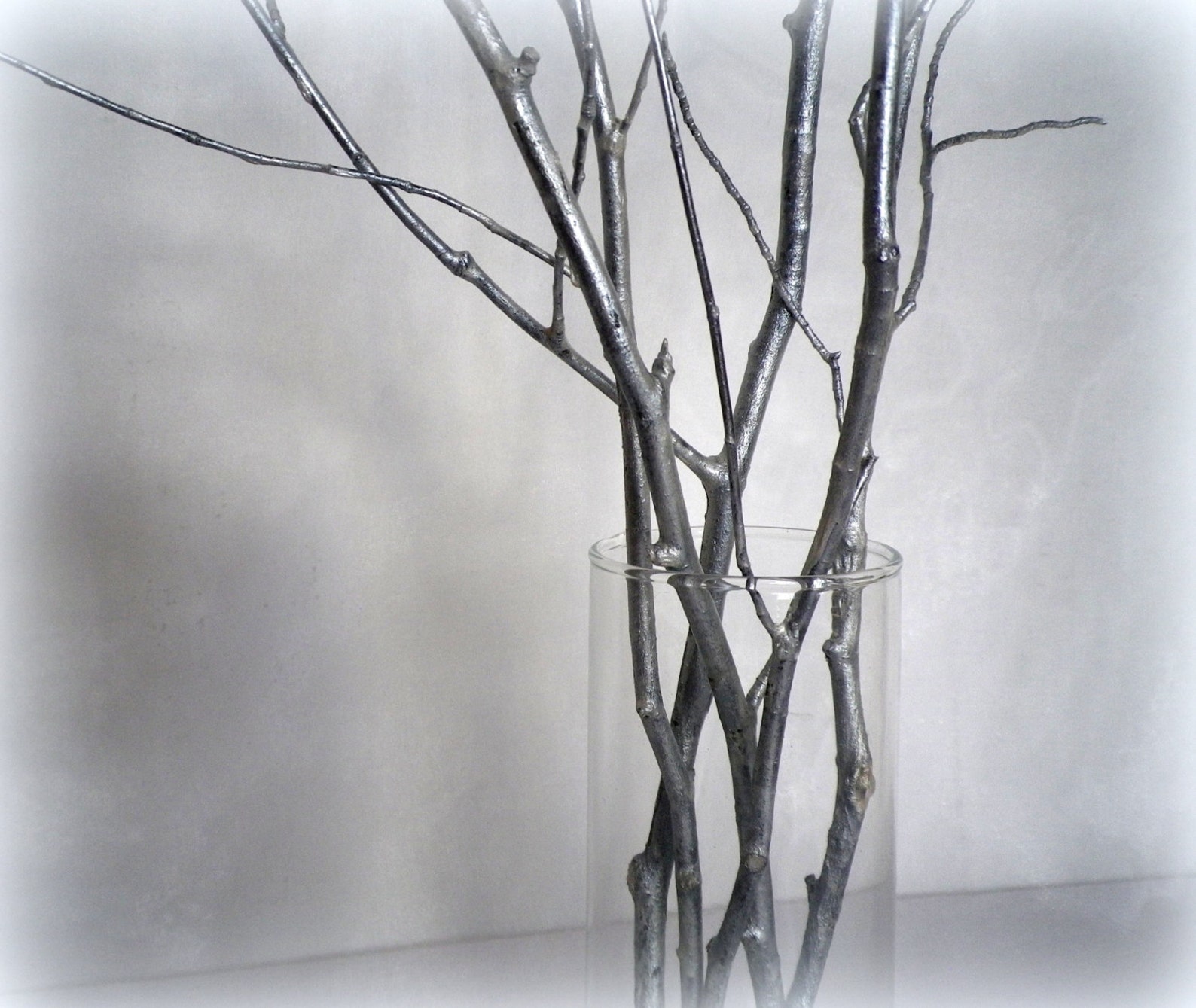 Silver Tree Branches 5 Decorative 28 Wood Branches Home - Etsy
