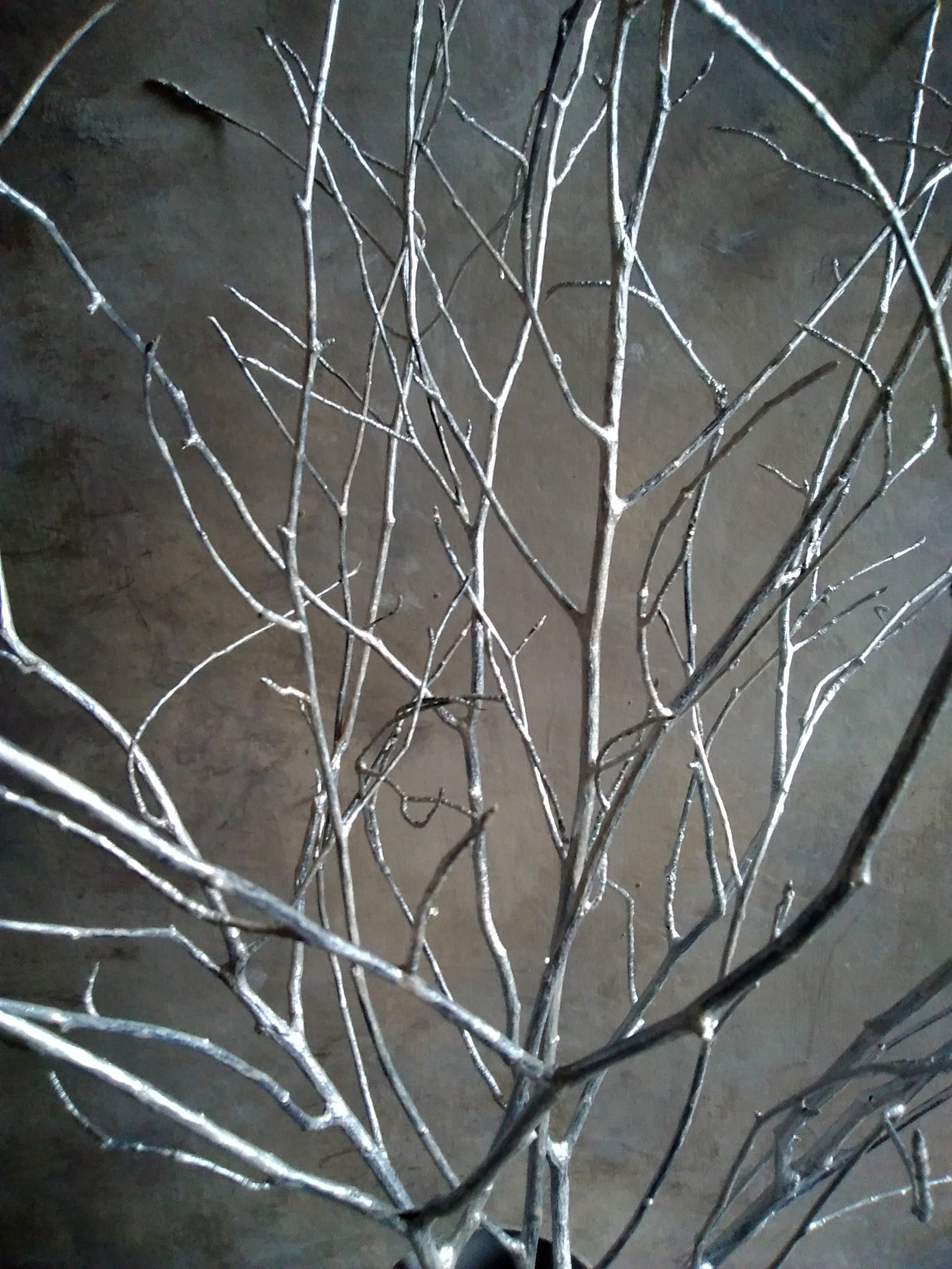 Silver Tree Branches 5 Decorative 28 Wood Branches Home - Etsy