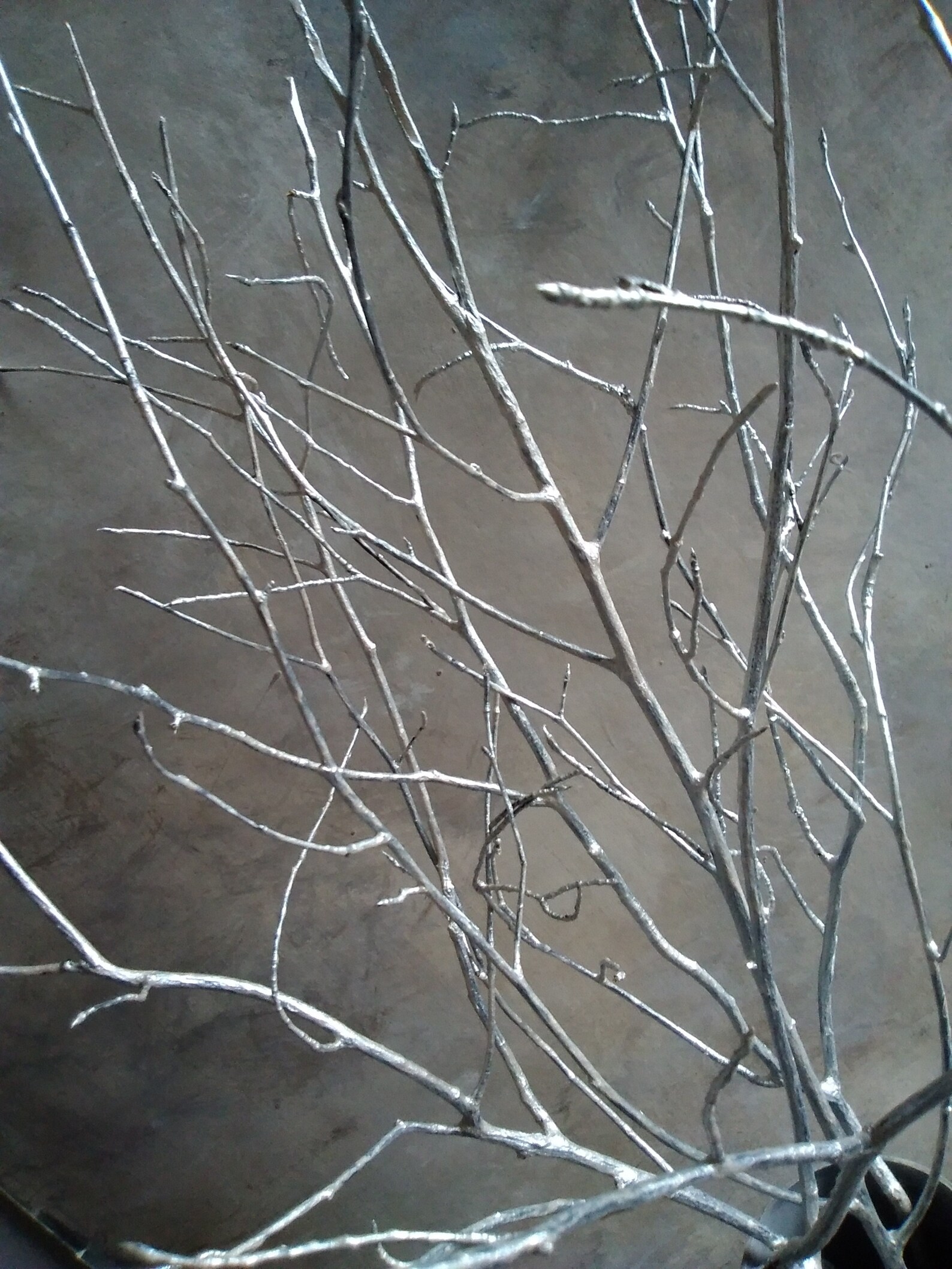 Silver Tree Branches 5 Decorative 28 Wood Branches Home - Etsy