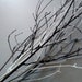 Painted Tree Branches White Grey Black Set of 10 Long Natural Oak Tree ...