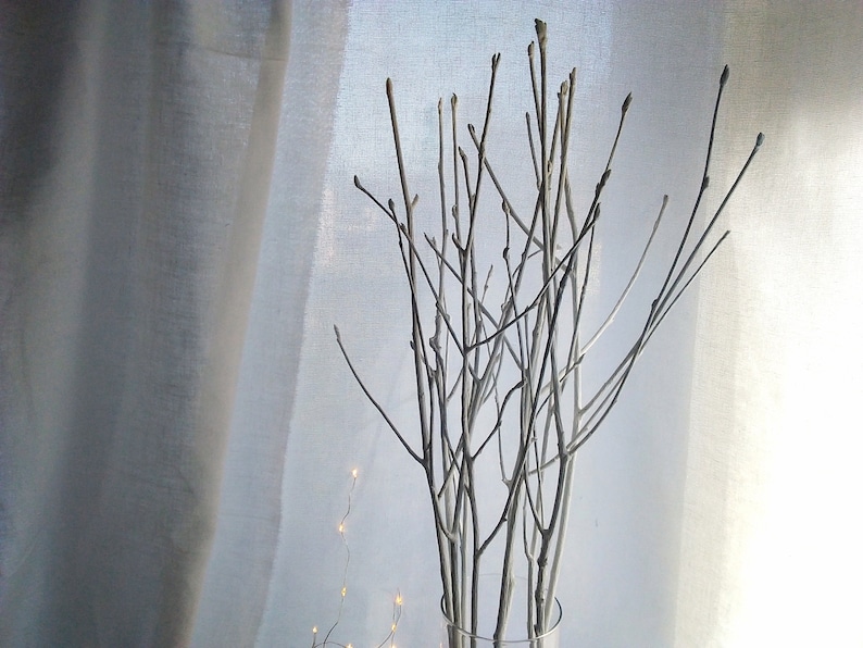 White Branches Painted Tree Branches Contemporary Christmas - Etsy