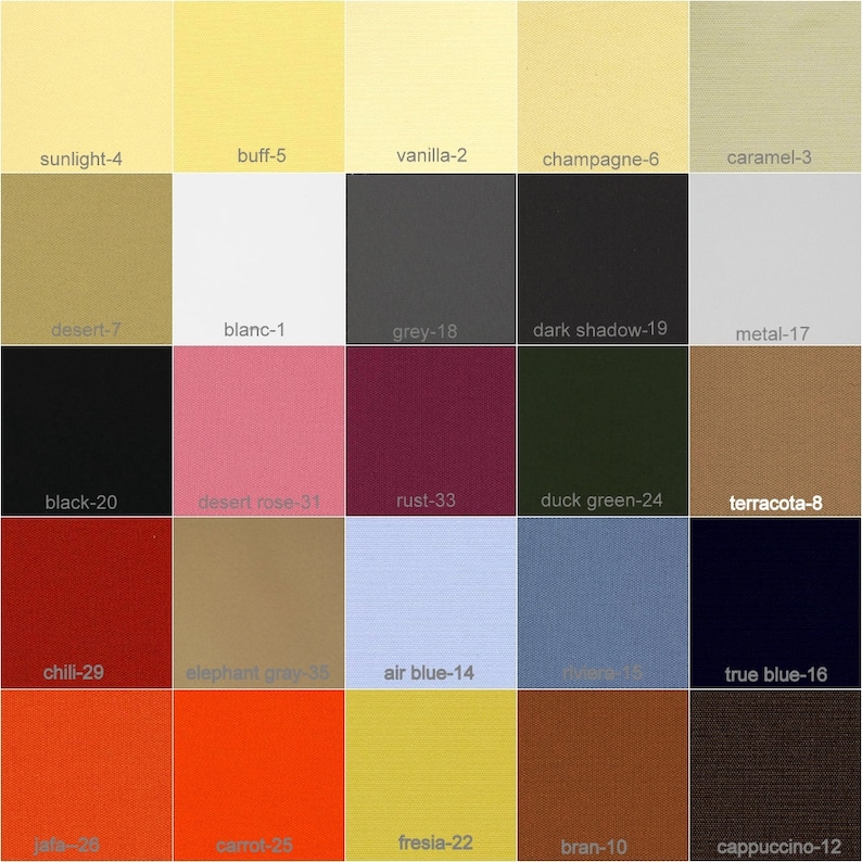 Natural Textured Solid Colored Slightly Satinized Custom Made Roller ...