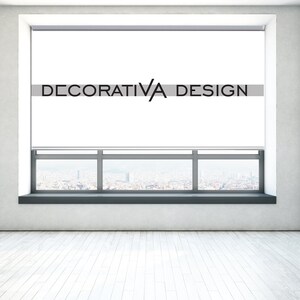 Custom Printed Logo Roller Blind - Personalized Window Shade - Etsy