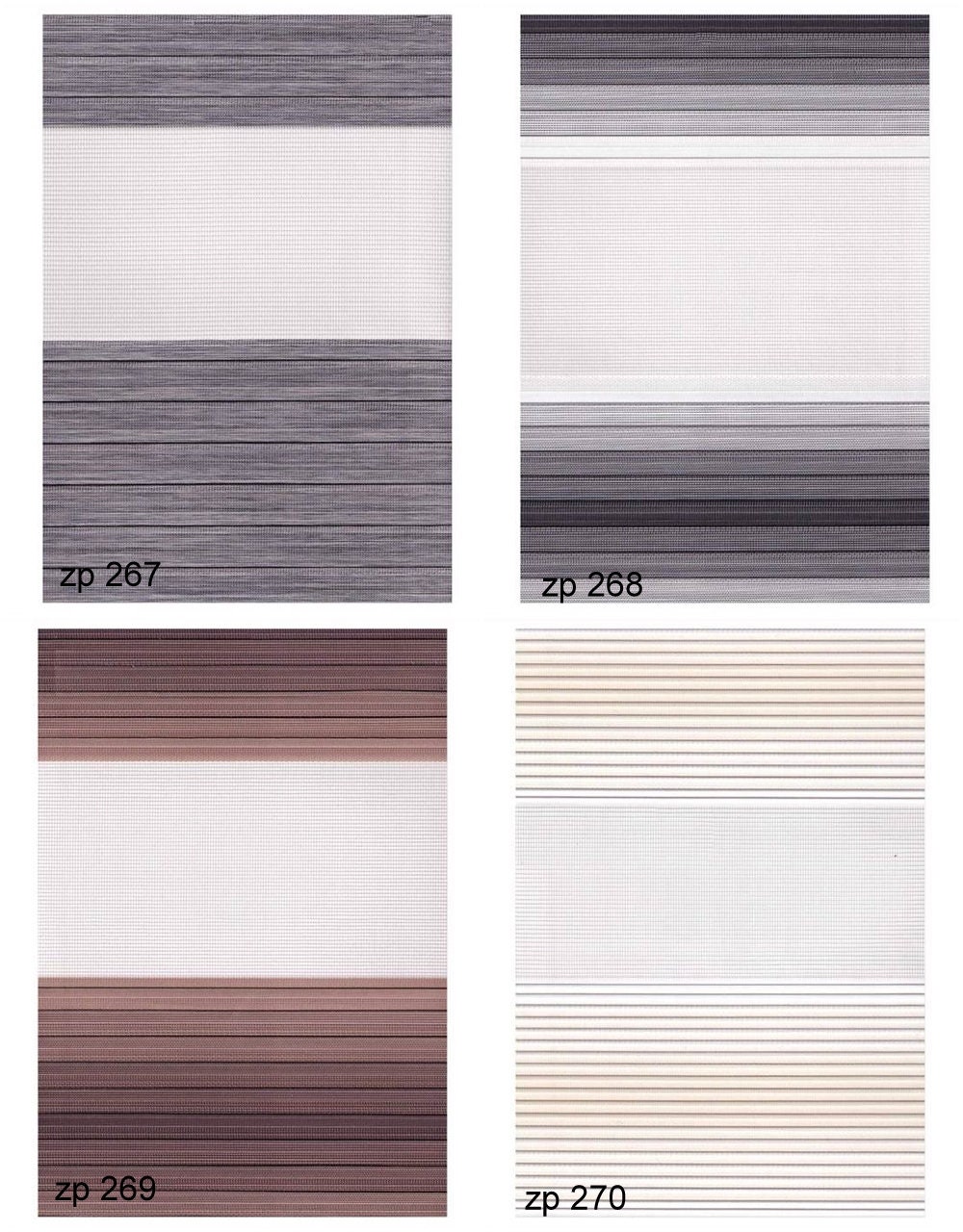 New Zebra Plisse Custom Made Light Filtering Blinds Available in 12 ...