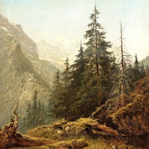 B. W. Leader's Forest Art Work Custom Made Printed Window (VNT28 ...