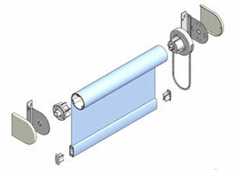 Roller Shade Hardware Kit Inside or Outside Mounting Accessories and ...