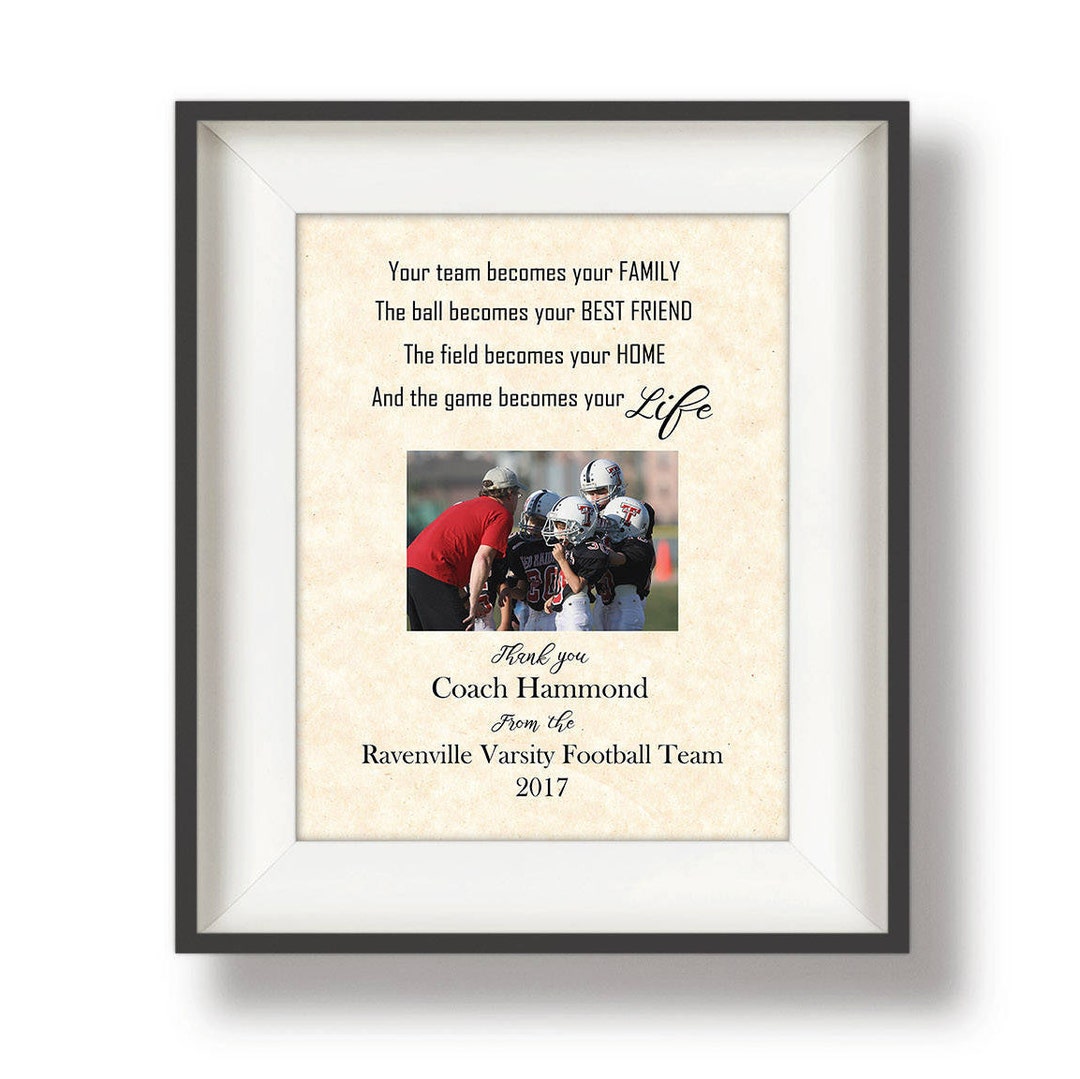 Youth Football Coach Gifts - Gifts for Football Coaches - Personalized ...