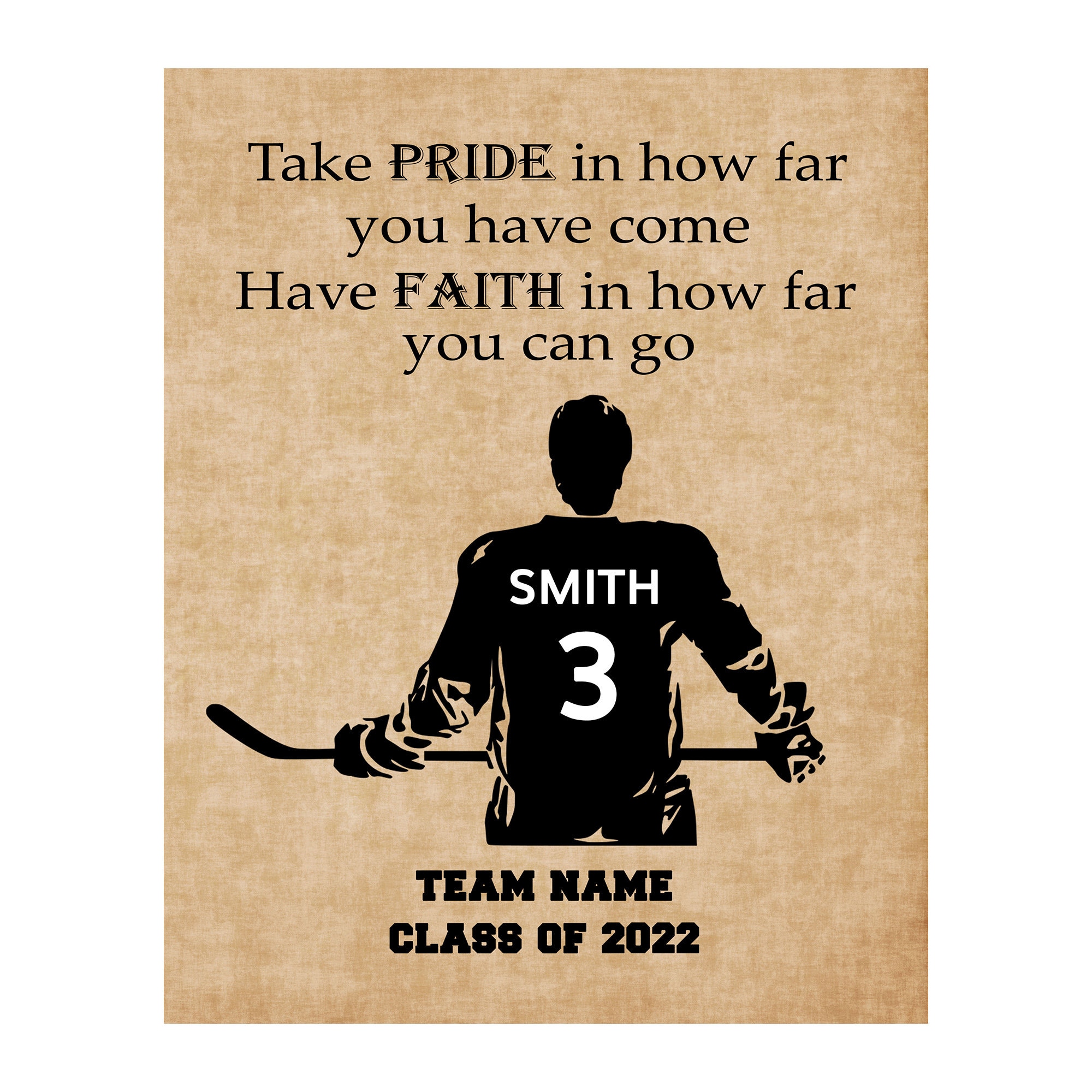 Senior Night Ice Hockey Gifts Girl Hockey Gifts Gift for - Etsy