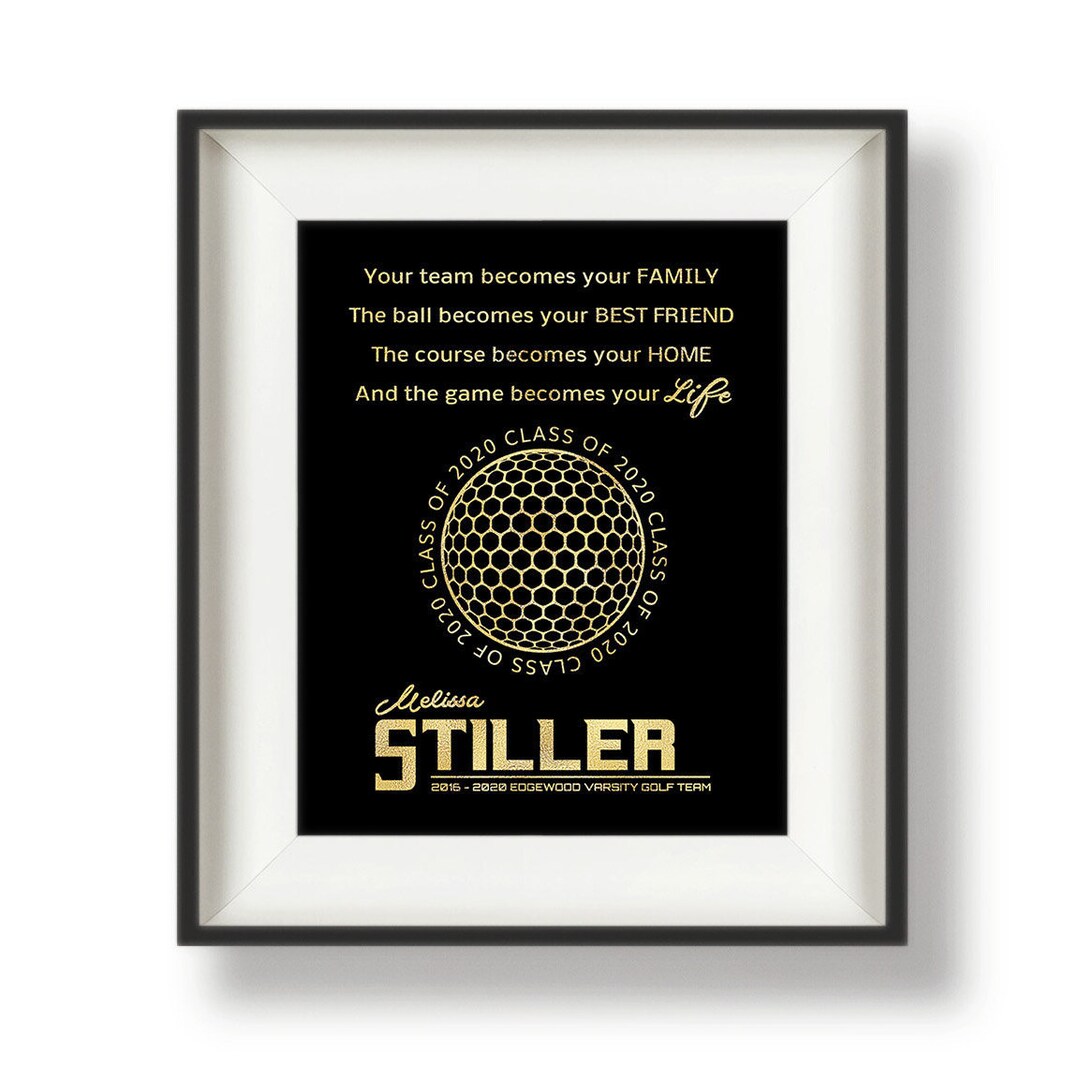 Golf Senior Night Gift - Golf Banquet Gifts - Golf Team Gifts - Golf ...