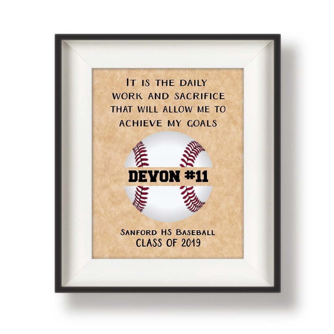 Baseball Senior Night Gift - Baseball Senior Gift - Baseball Player ...