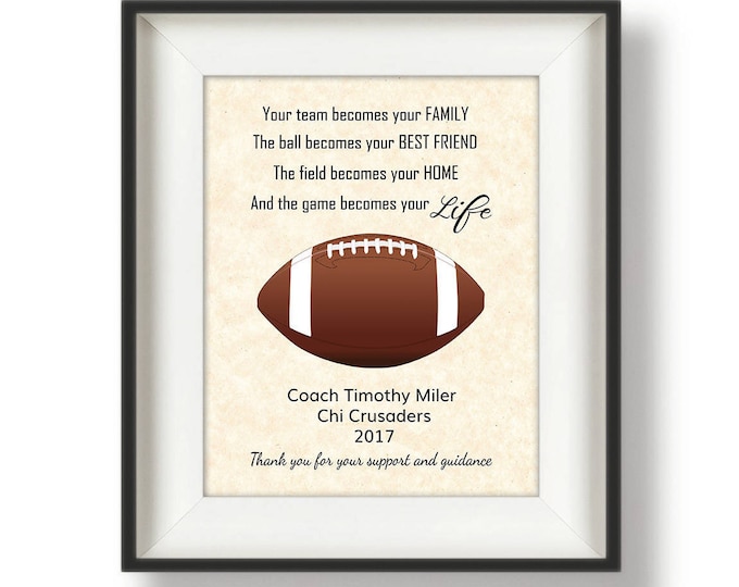 Gifts for Football Coaches Football Coaches Gifts Football Coach Gift ...
