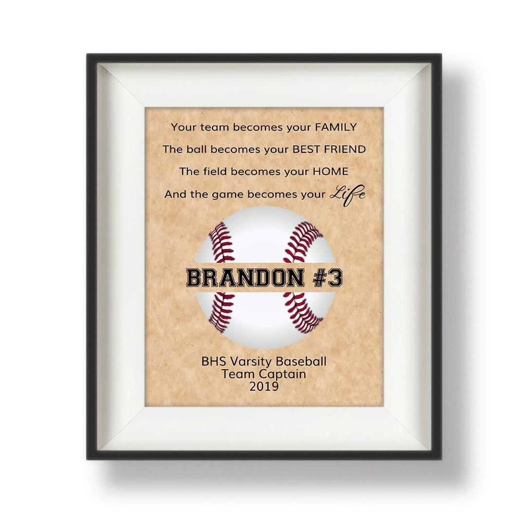 Baseball Senior Gift - Personalized Baseball Gifts for Team - Baseball ...