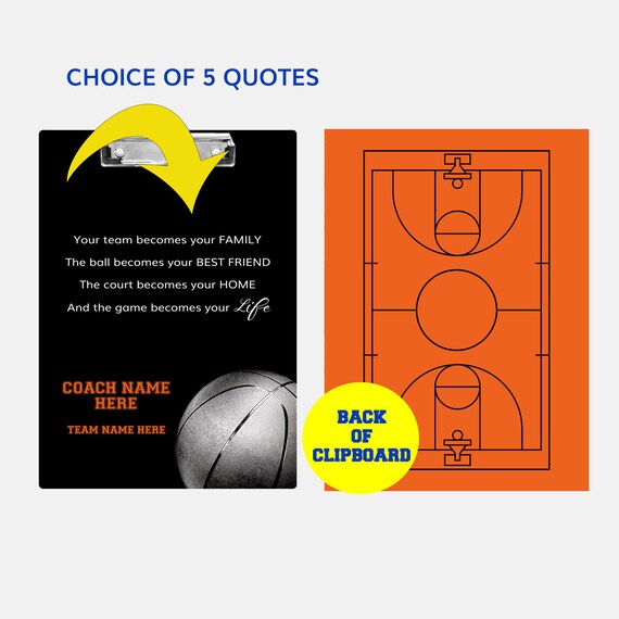 Basketball Coach Clipboard