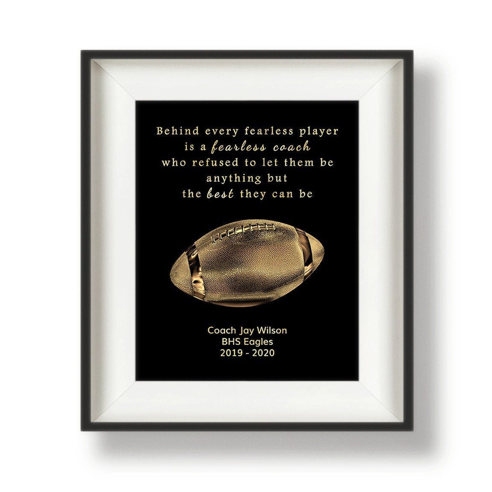 Gift for Football Coach - Gifts for Football Coaches - Personalized ...