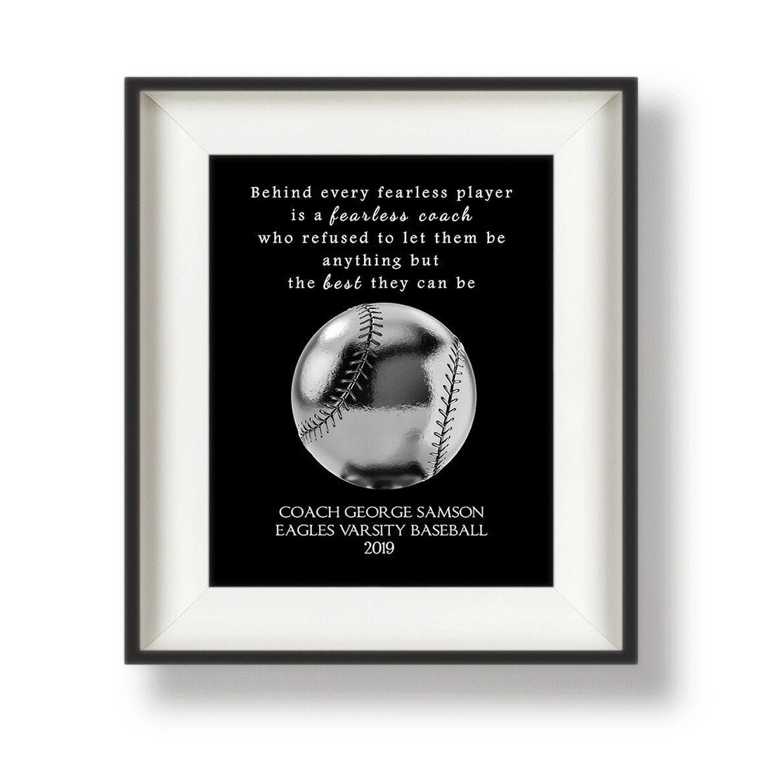 Baseball Coach Gift Ideas Baseball Coach Signs Baseball Gifts for Coach ...