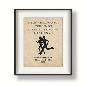 Personalized Track Coach Gift, Cross Country Coach Gift, XC Coach ...