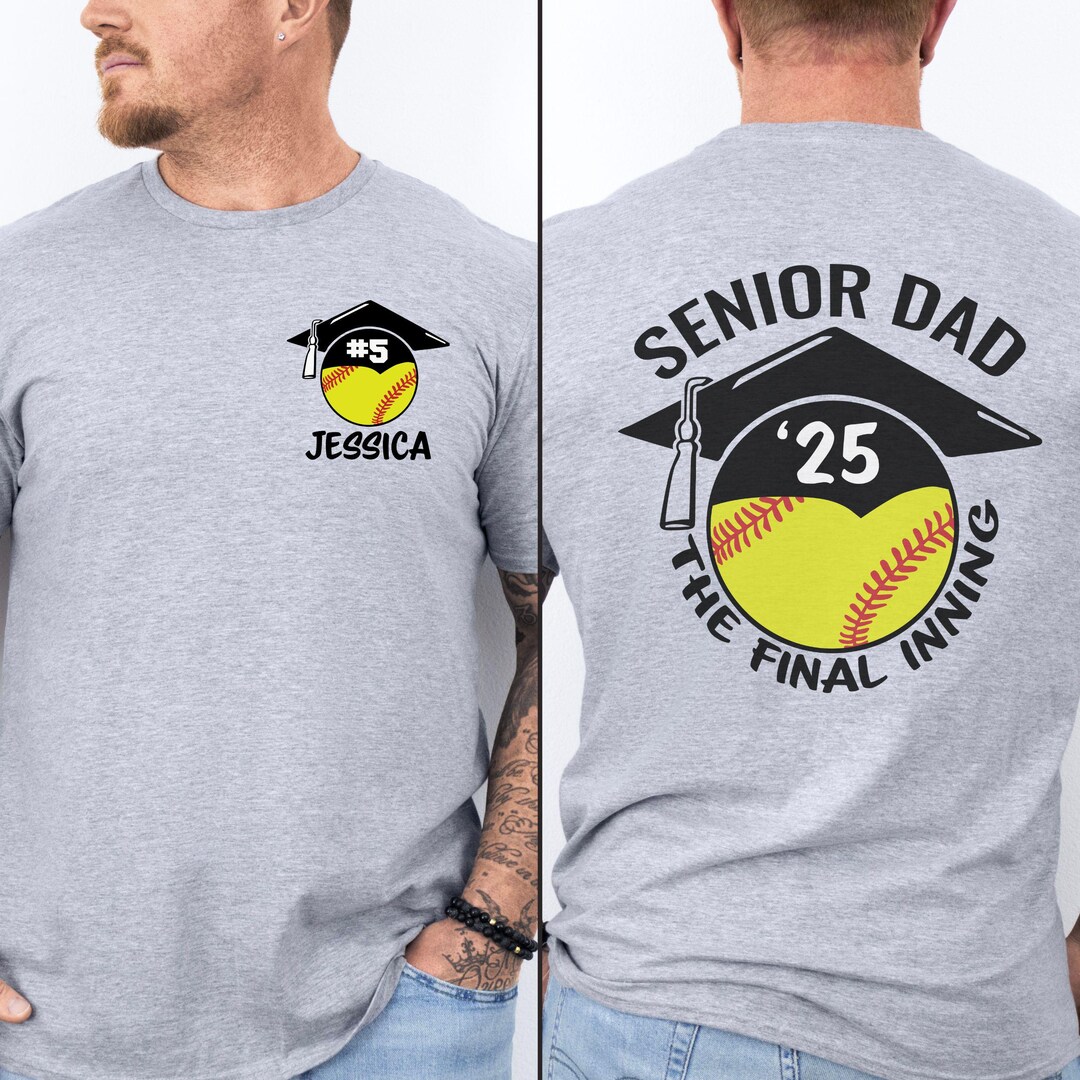 Personalized Softball Senior Dad Shirt, the Final Inning, Senior Night ...