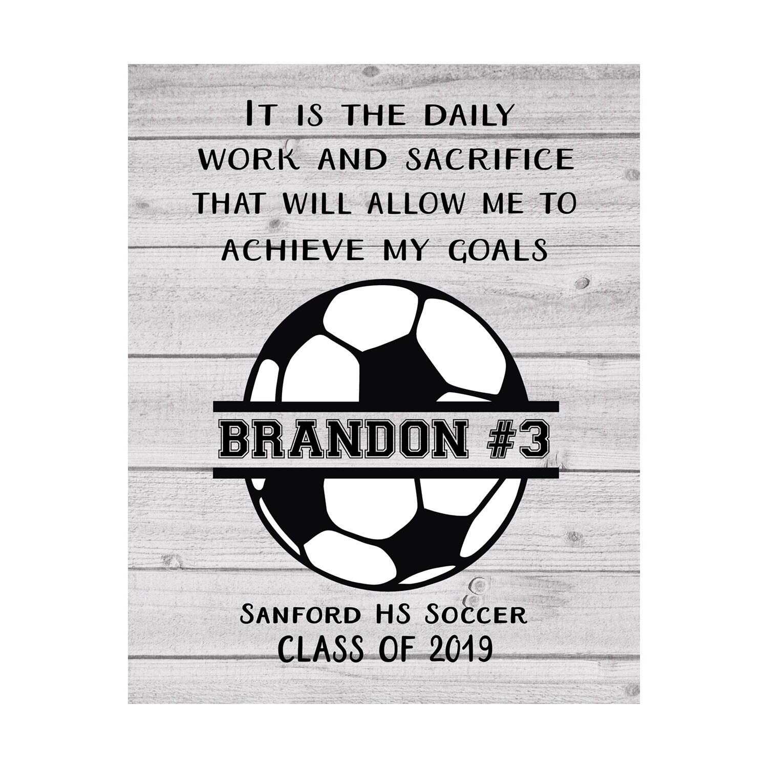 Soccer Senior Night Gifts Senior Soccer Gift Soccer Team | Etsy