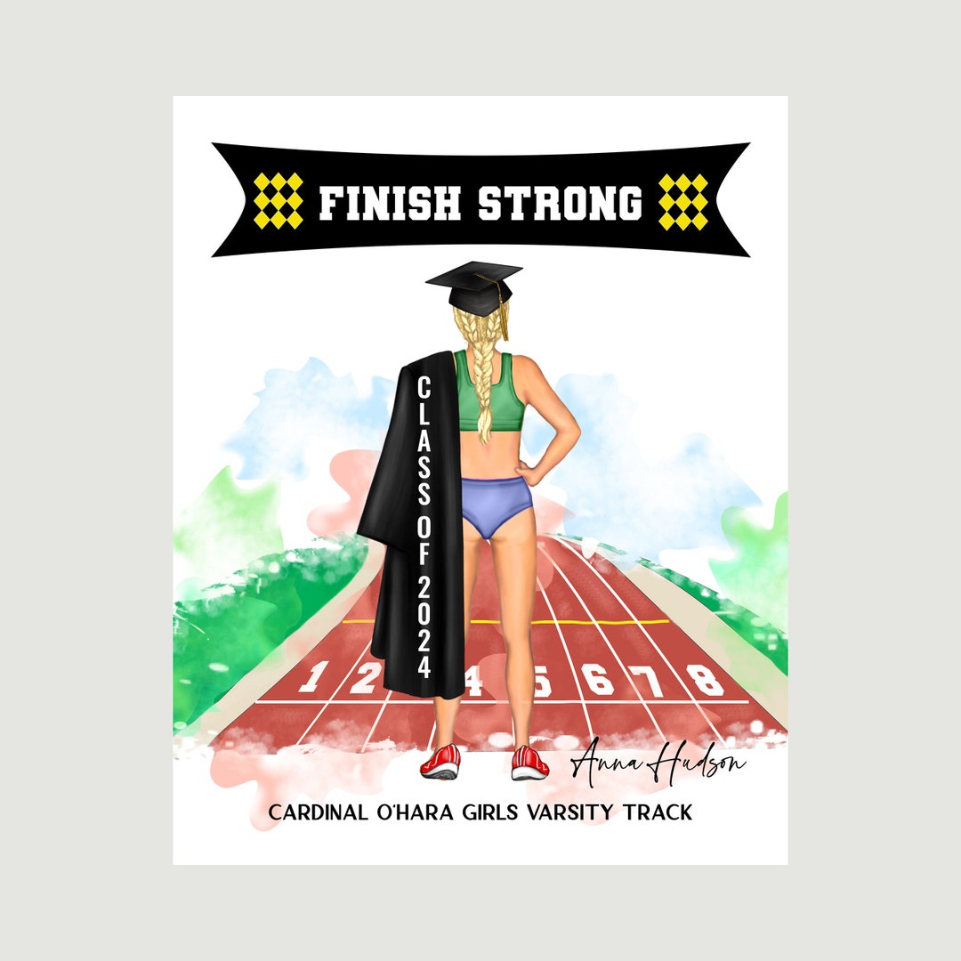 Personalized Senior Track Gifts, Track and Field Senior Gifts, XC ...