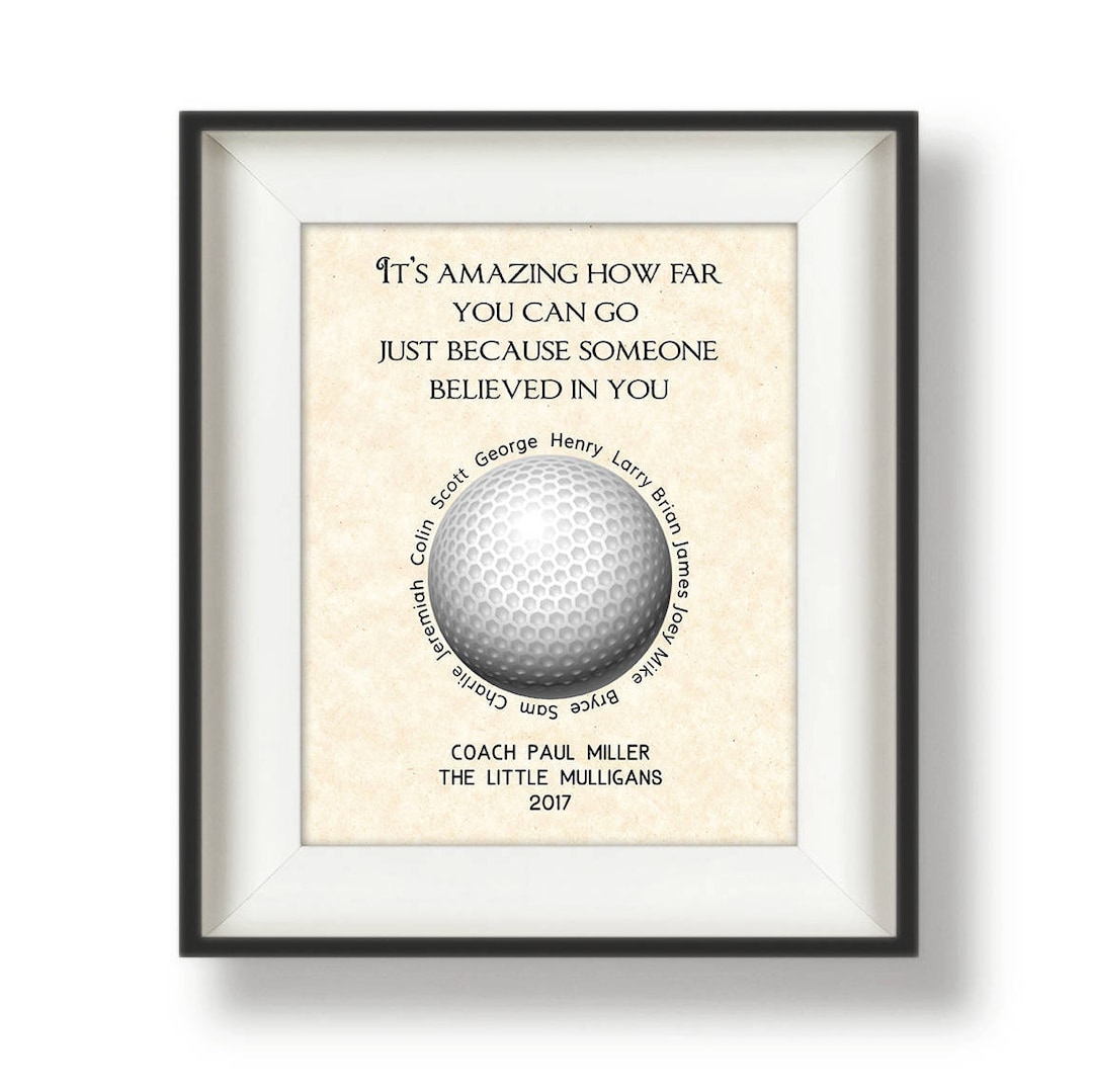 Golf Coach Gift Personalized Gifts for Coaches Golf Coach Gifts Golf ...