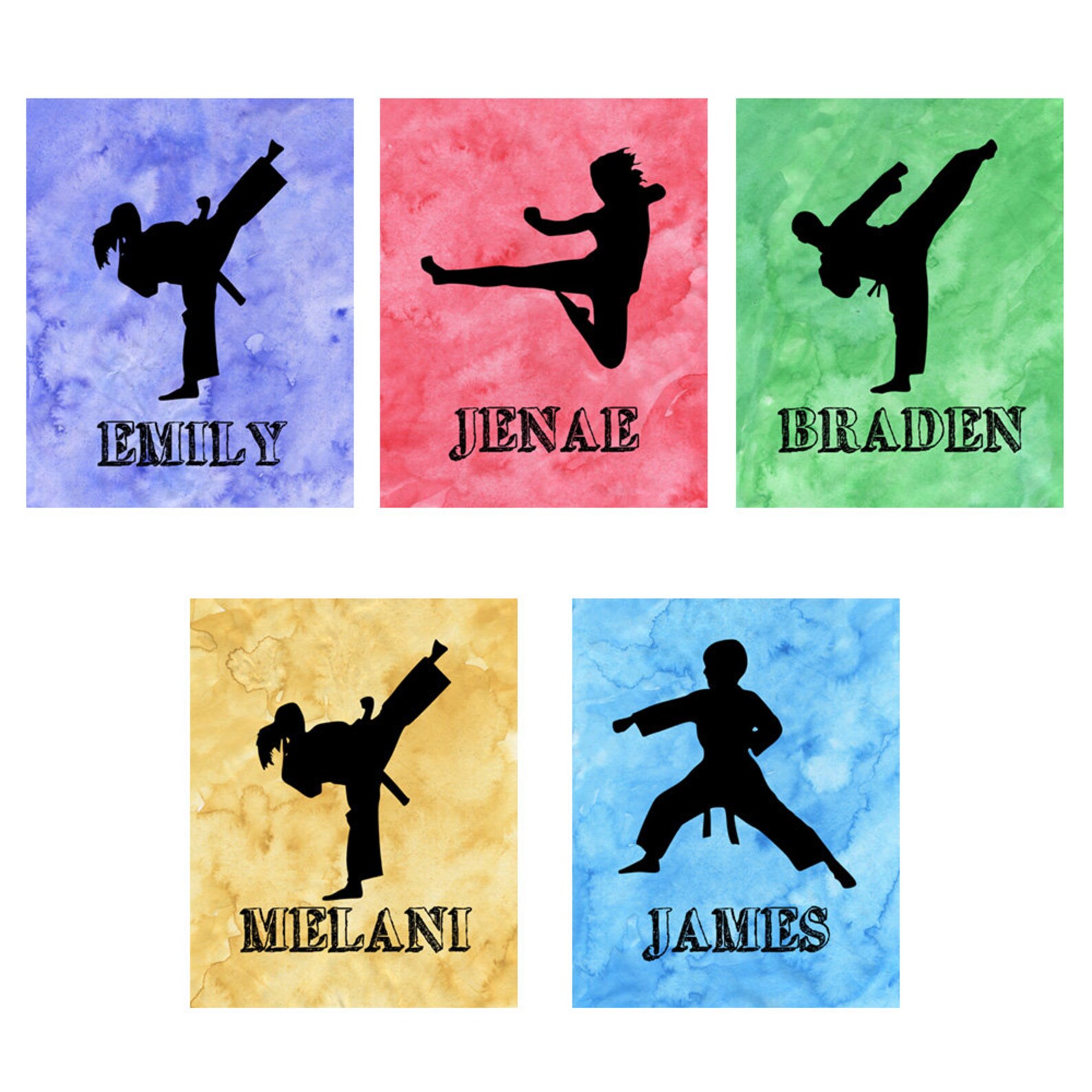 Personalized Karate Gift Karate Girl Karate Gifts for Kids Karate Print ...