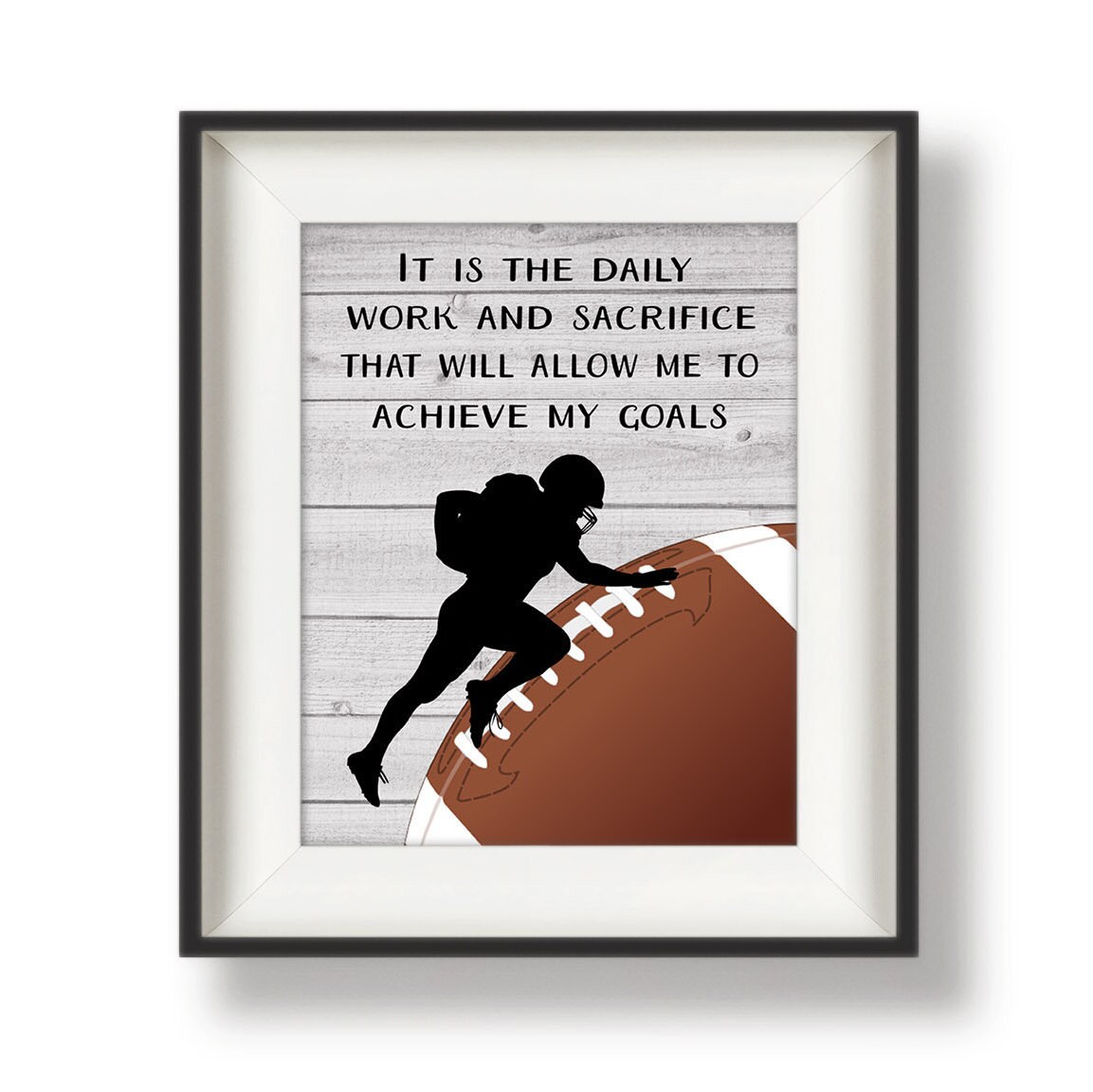 Senior Night Football Gifts - Football Player Gift - Football Wall Art ...