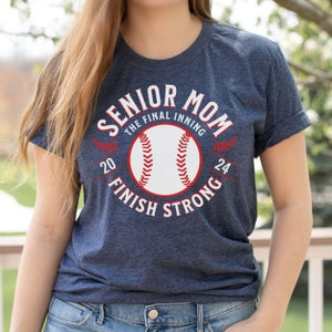 2025 Personalized Baseball Senior Mom Shirt, the Final Inning, Year ...
