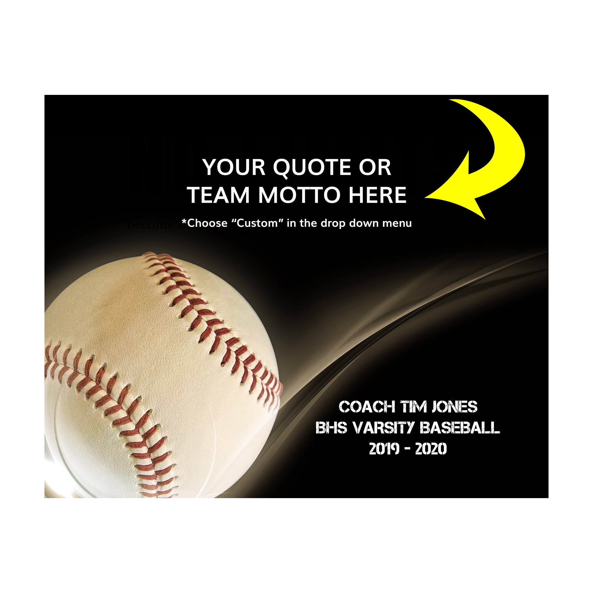 Senior Night Gifts Baseball - Baseball Team Gifts - Baseball Coach Gift ...