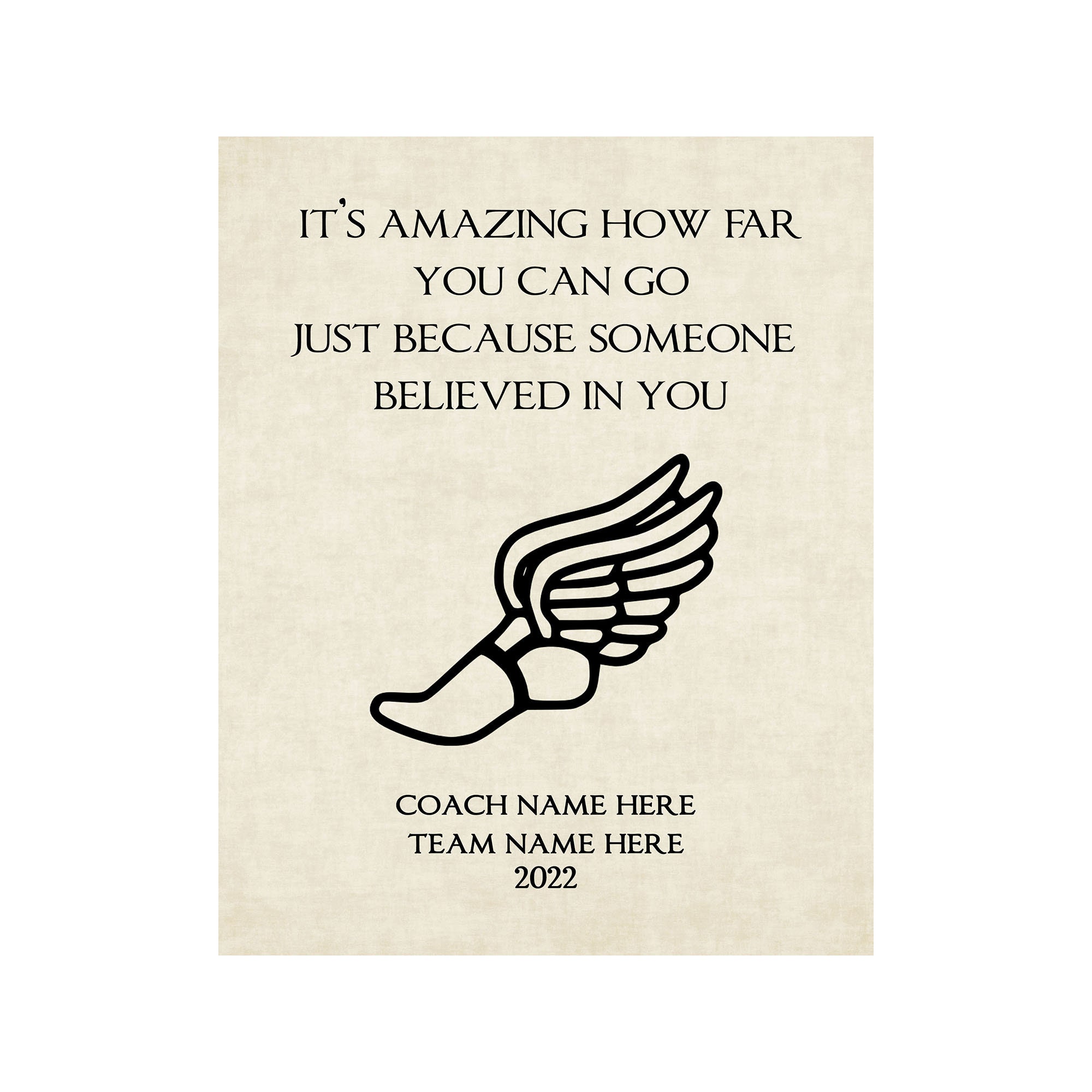 Personalized Track Coach Gift, Cross Country Coach Gift, XC Coach ...