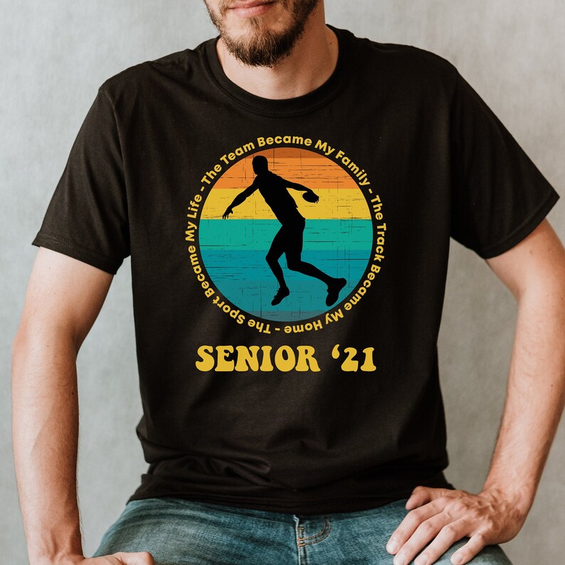 Discus Thrower Shirt Discus Shirt Track and Field Shirt | Etsy