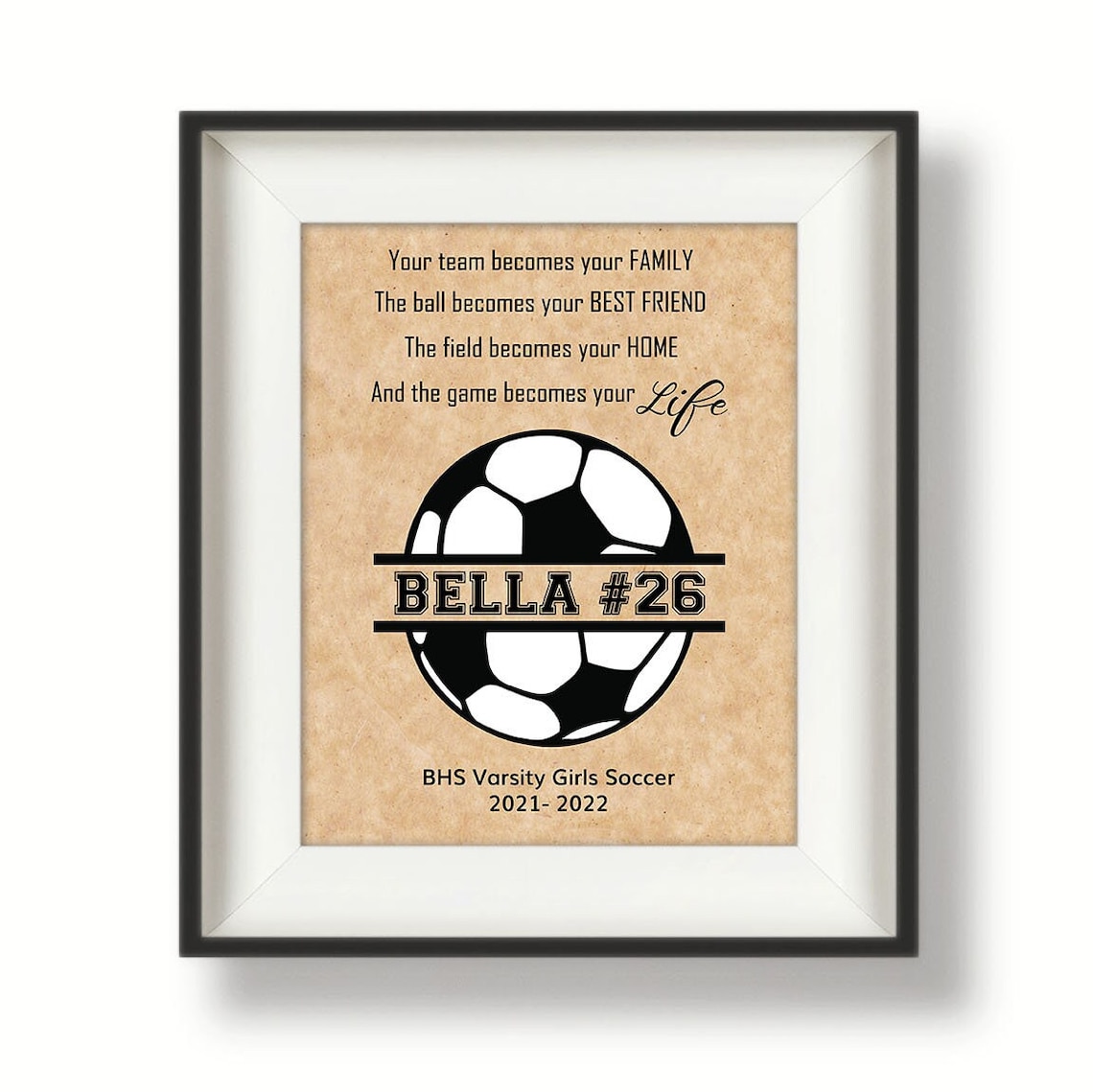 Soccer Senior Night Soccer Senior Gifts Soccer Team Gifts - Etsy