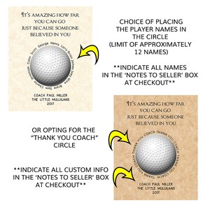 Golf Coach Gift Personalized Gifts for Coaches Golf Coach Gifts Golf ...