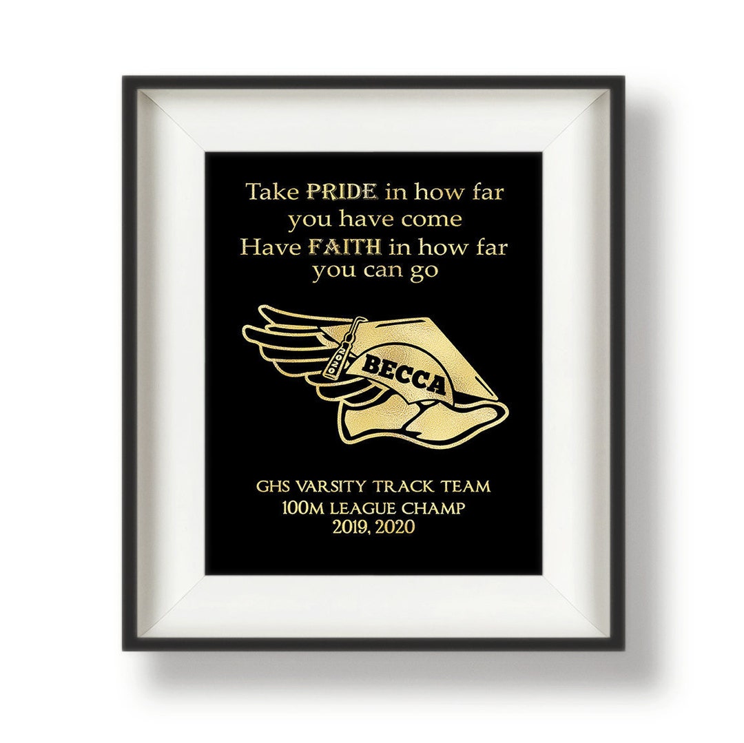 Track Gifts for Seniors - Track and Field Gifts - Personalized - Track ...