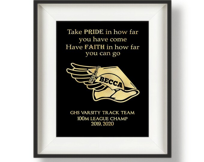 Track Gifts for Seniors Track and Field Gifts Personalized Track Gifts ...