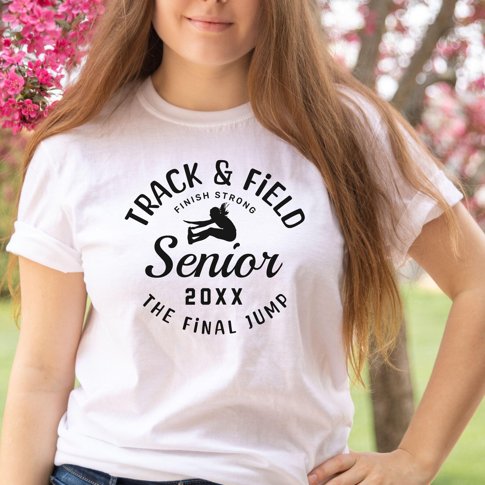 The Final Jump, Girls Senior Long Jump Shirt, Track and Field Senior ...