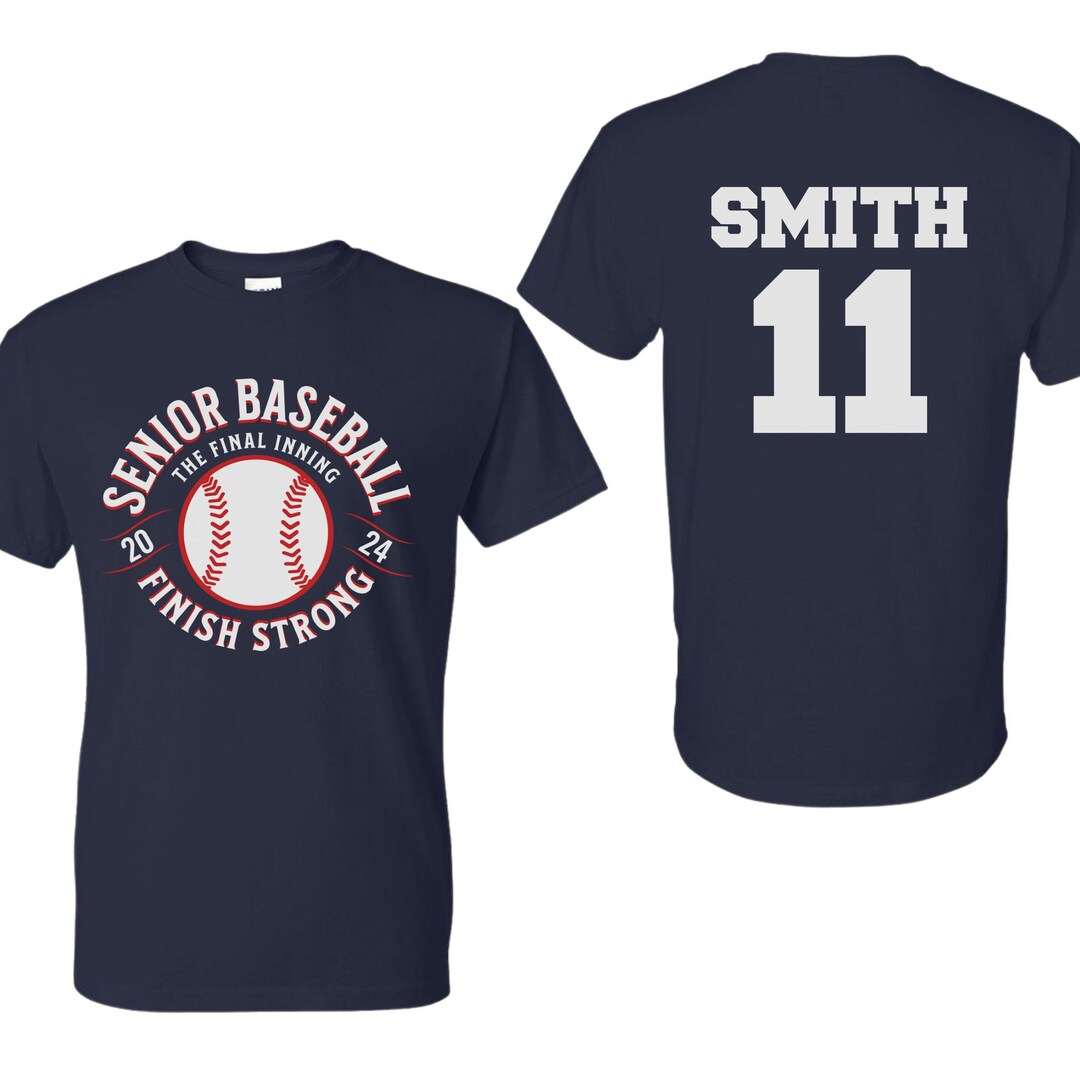2025 Personalized Baseball Senior Night Shirt, Year Updated Annually ...