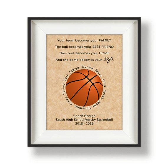 Cadeau dentraîneur de basketball Cadeaux pour les | Etsy France