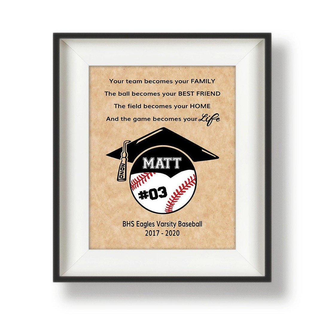 Baseball Banquet Team Gifts - Personalized Senior Gifts - Baseball ...