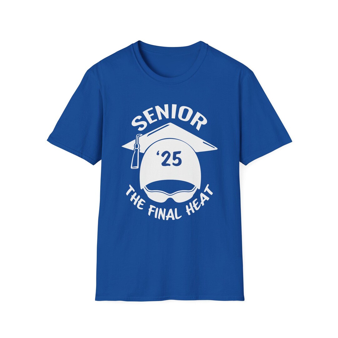 Swim Senior Gift, the Final Heat, White on Royal Blue, Class of 2026 ...