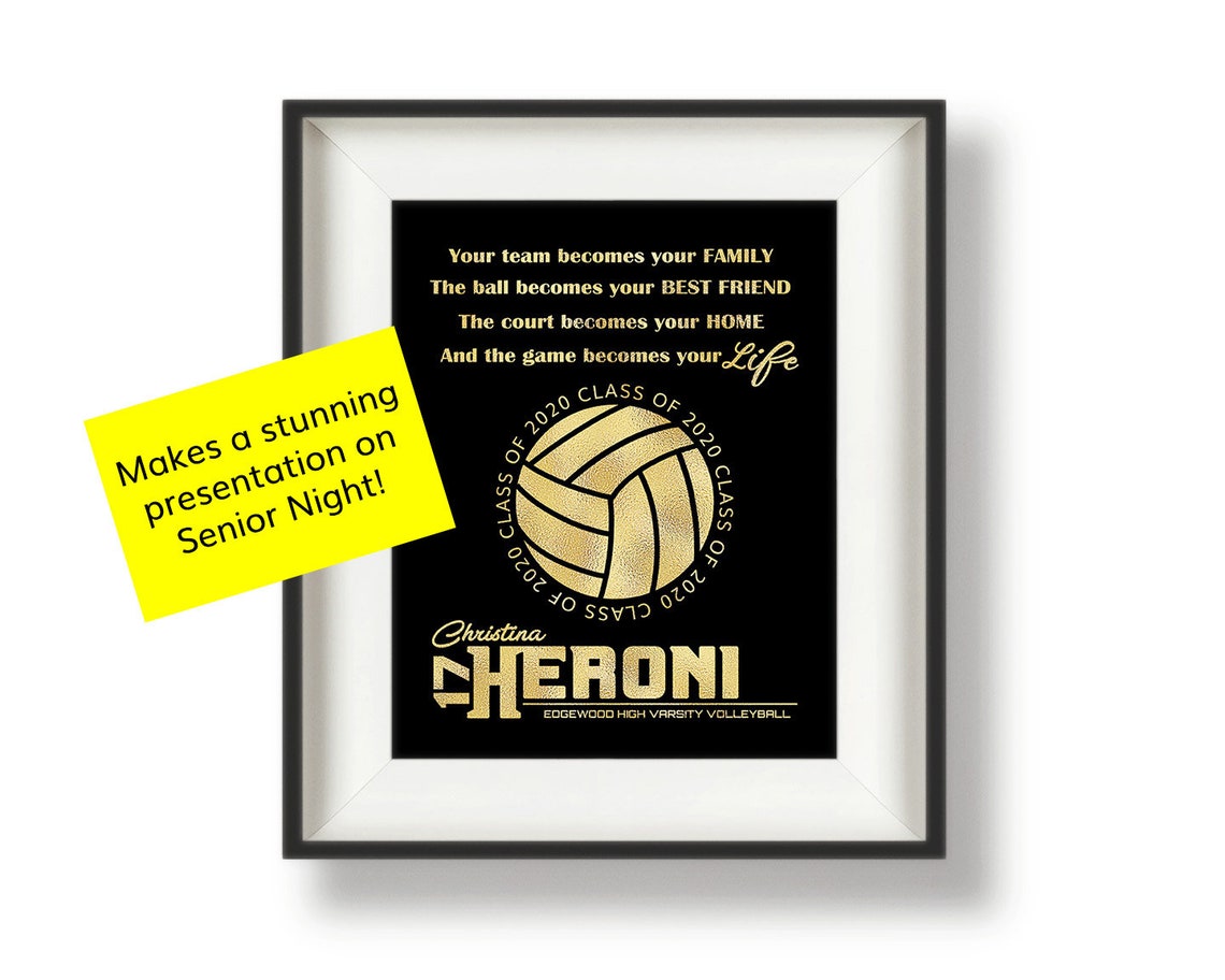 Volleyball Senior Gifts Volleyball Senior Night Gift | Etsy