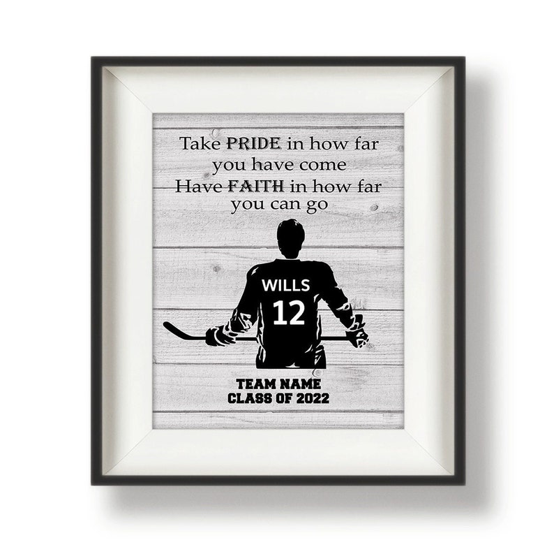 Senior Night Ice Hockey Gifts Girl Hockey Gifts Gift for - Etsy