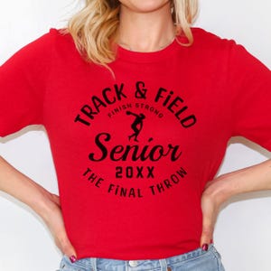 Track and Field Senior Girls Discus Shirt 2025, the Final Throw, Track ...