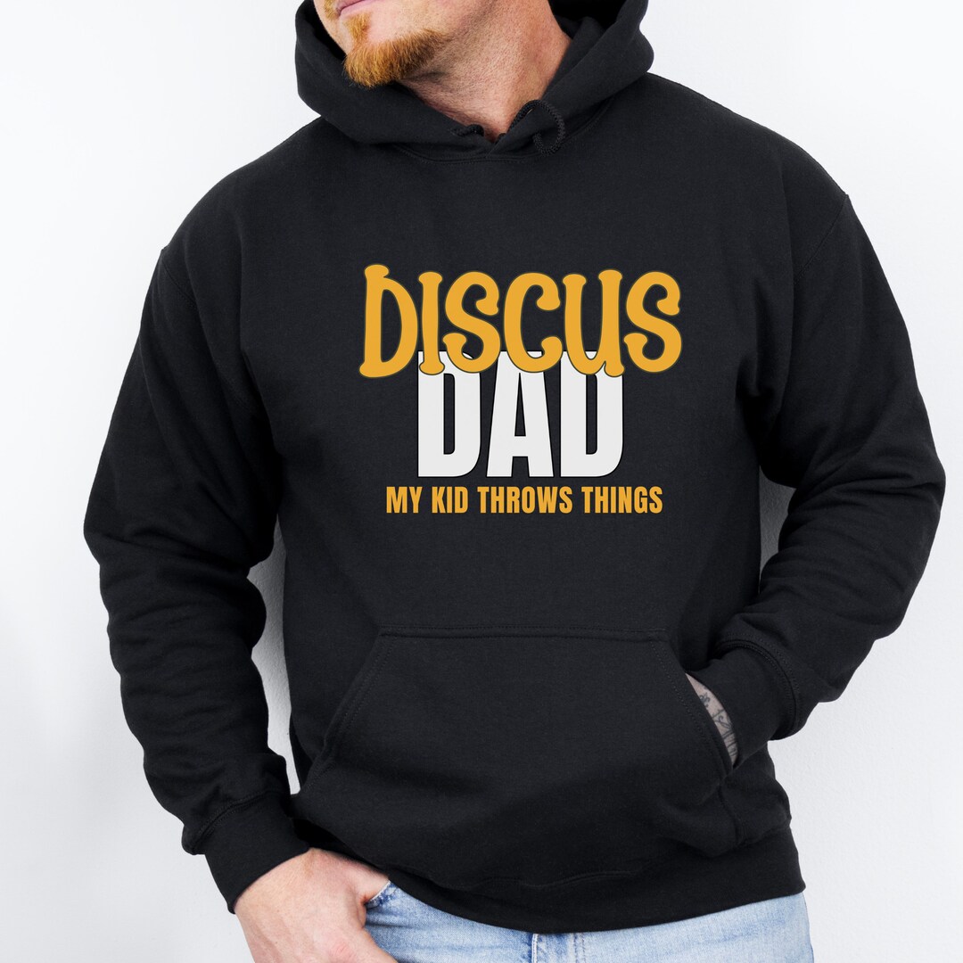 Track and Field Discus Dad Hoodie, Funny Track Dad Shirt, Discus ...